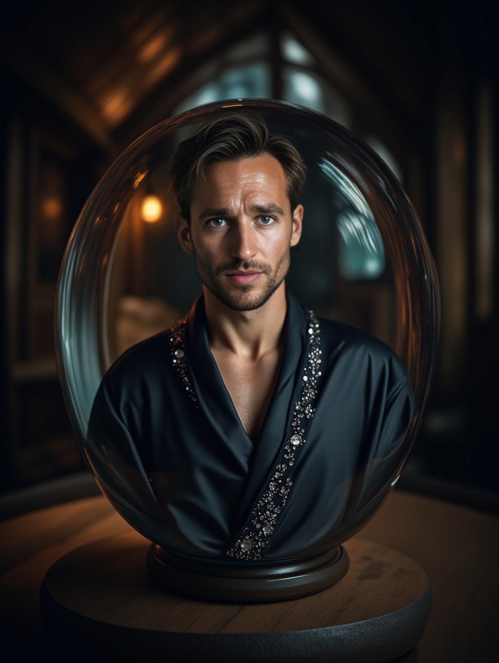 Divination Crystal Ball: Free AI Filter to See Yourself in a Crystal Ball